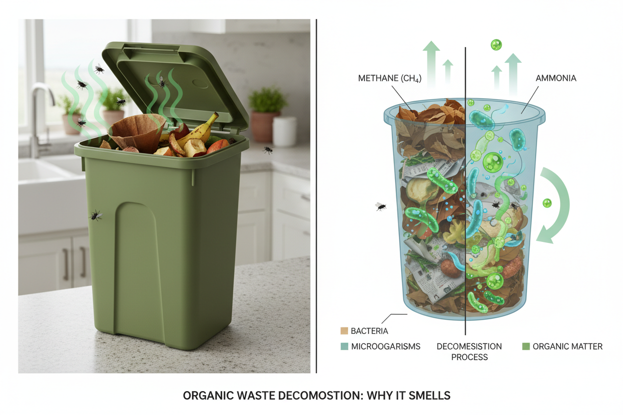 Perché il bidone dell’umido puzza anche se fai tutto giusto (e cosa su ...